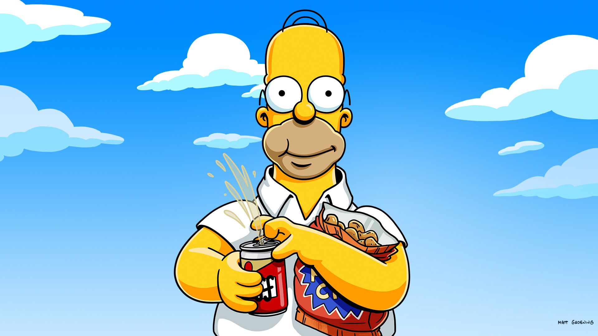 Homer The Simpsons Homer Has Stopped Strangling Bart In The Simpsons