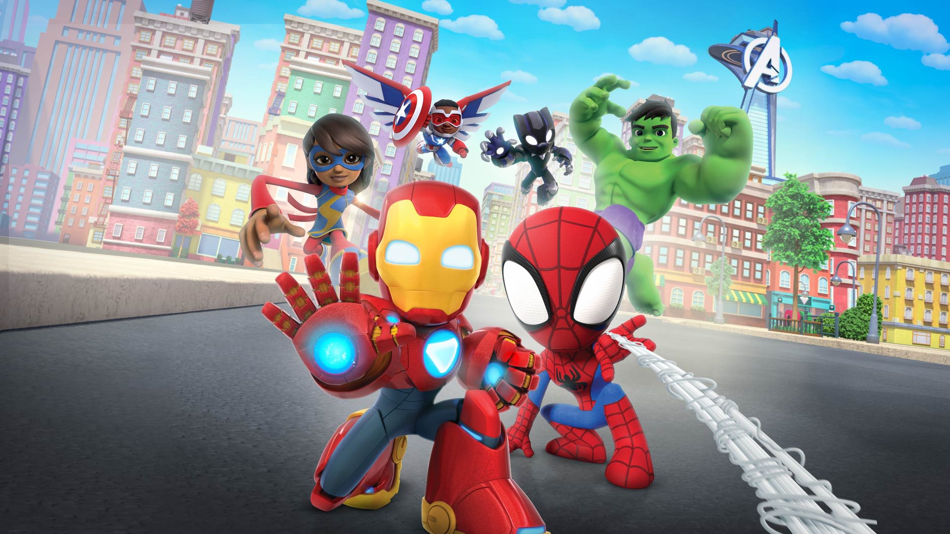 Spidey and Iron Man: Avengers Team-Up! full movie. Super Heroes Action ...