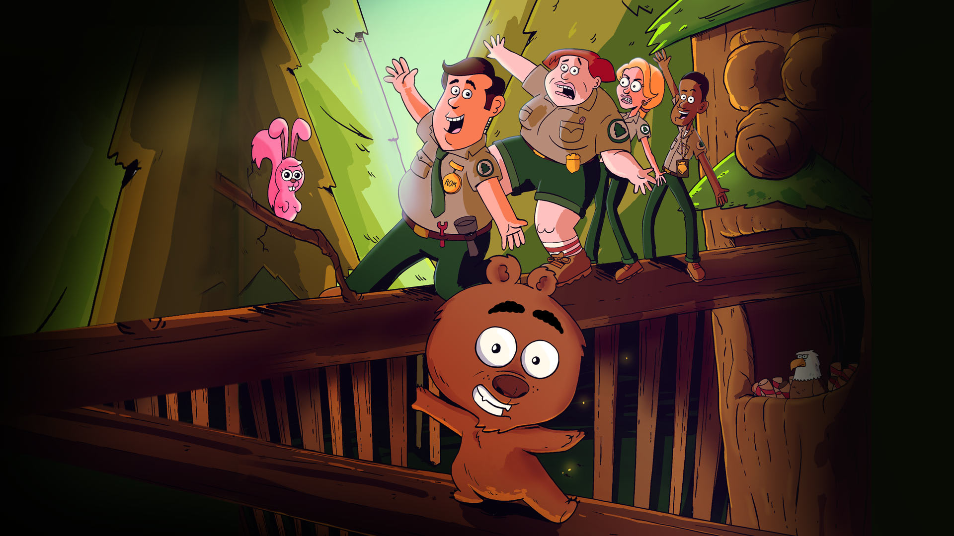 Brickleberry on Disney+ UAE | English Spanish Castilian (European ...