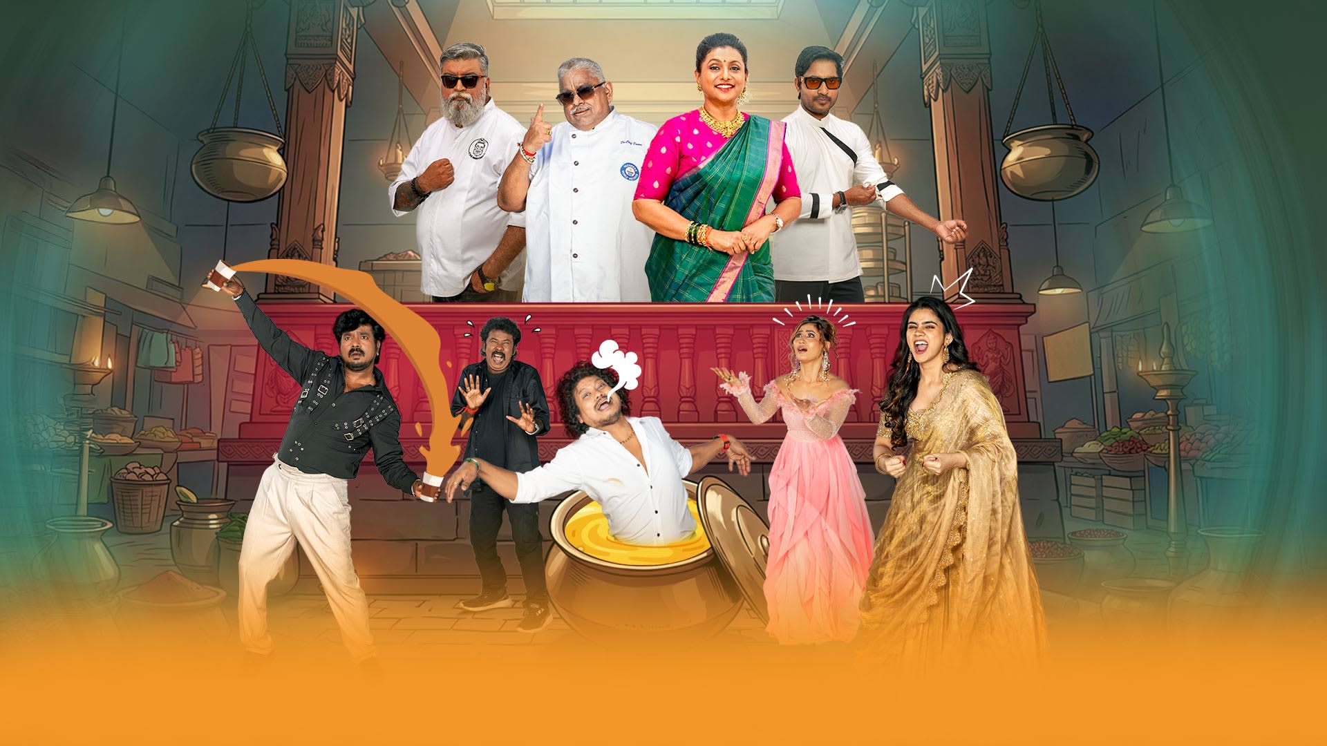 Cooku with Comali Reality Comedy Food Series, now streaming on Hotstar