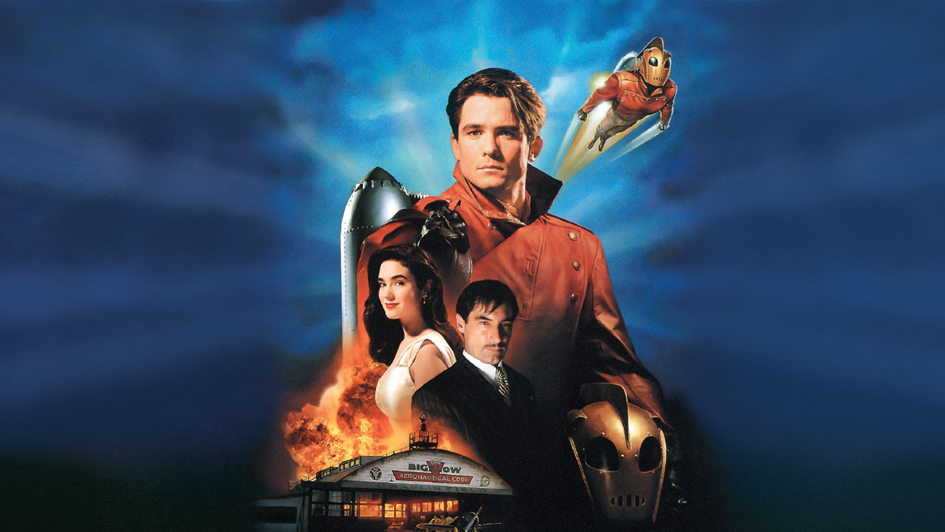 The Rocketeer on Disney+ Libya | English French (Parisian) German ...