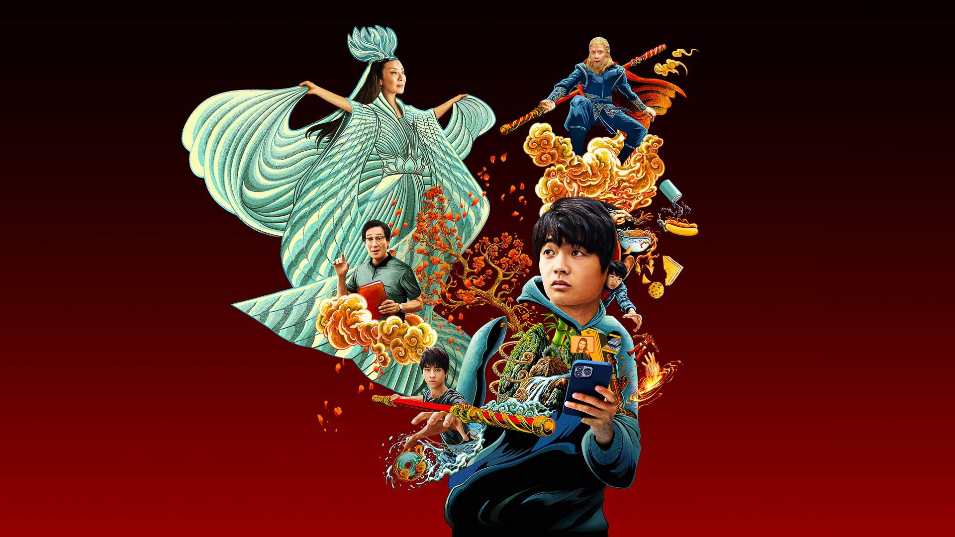 American Born Chinese Comedy Action Series, now streaming on Disney+