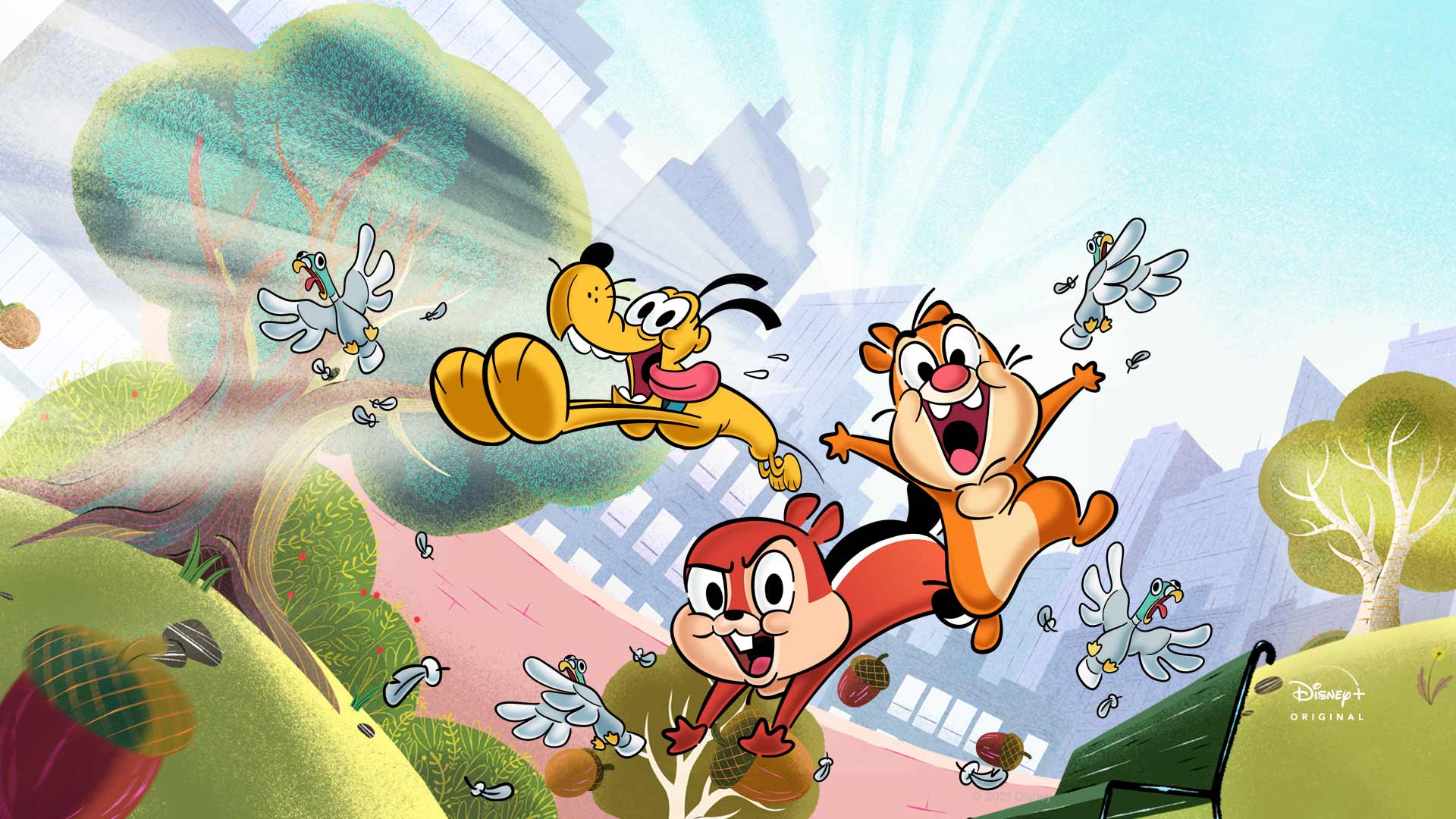 Chip 'n' Dale: Park Life Comedy Series, now streaming on Disney+