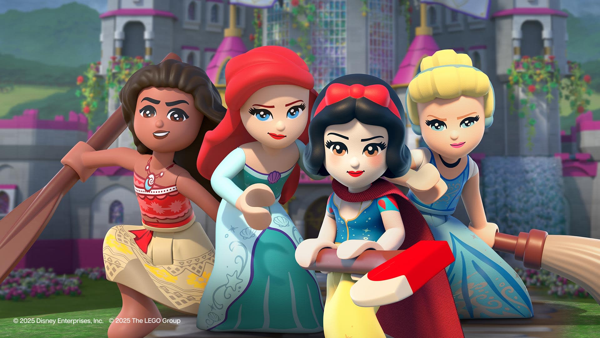 LEGO Disney Princess: Villains Unite on Disney+ Kuwait | English Arabic ...