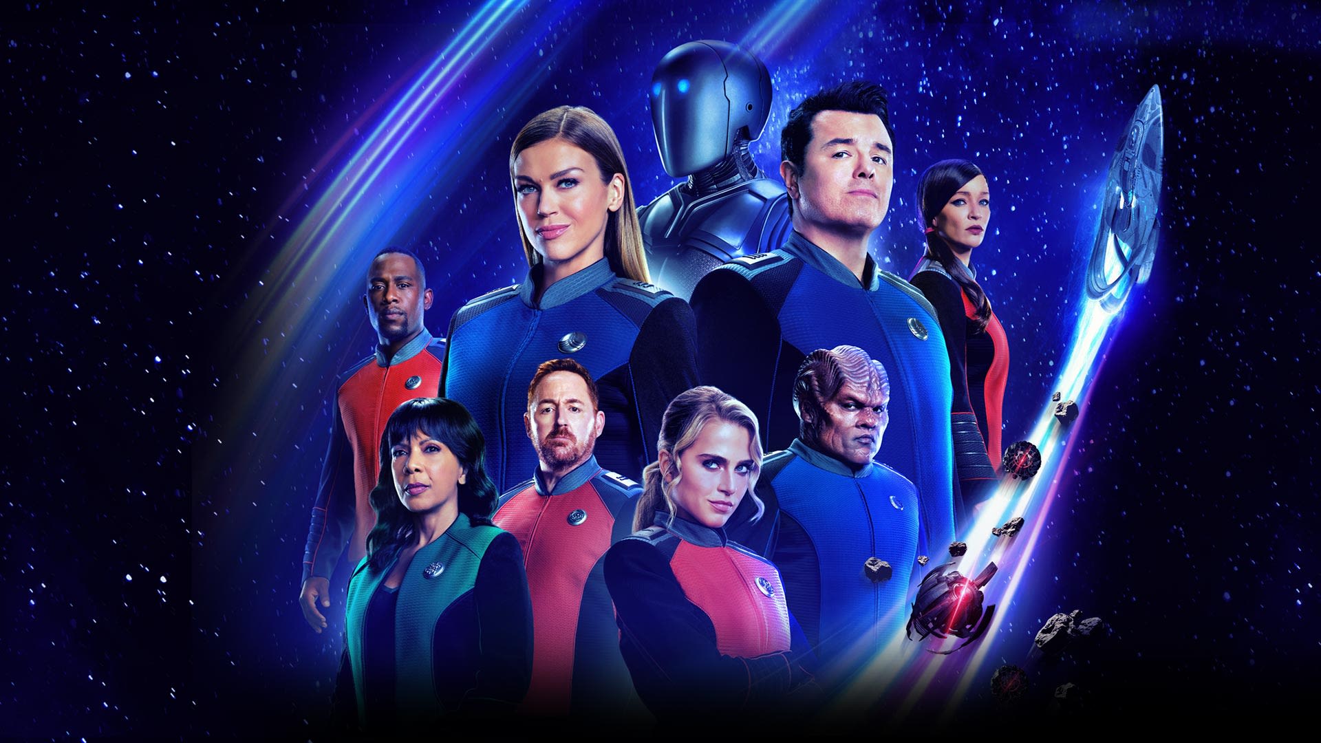 The Orville Comedy Series, now streaming on Disney+
