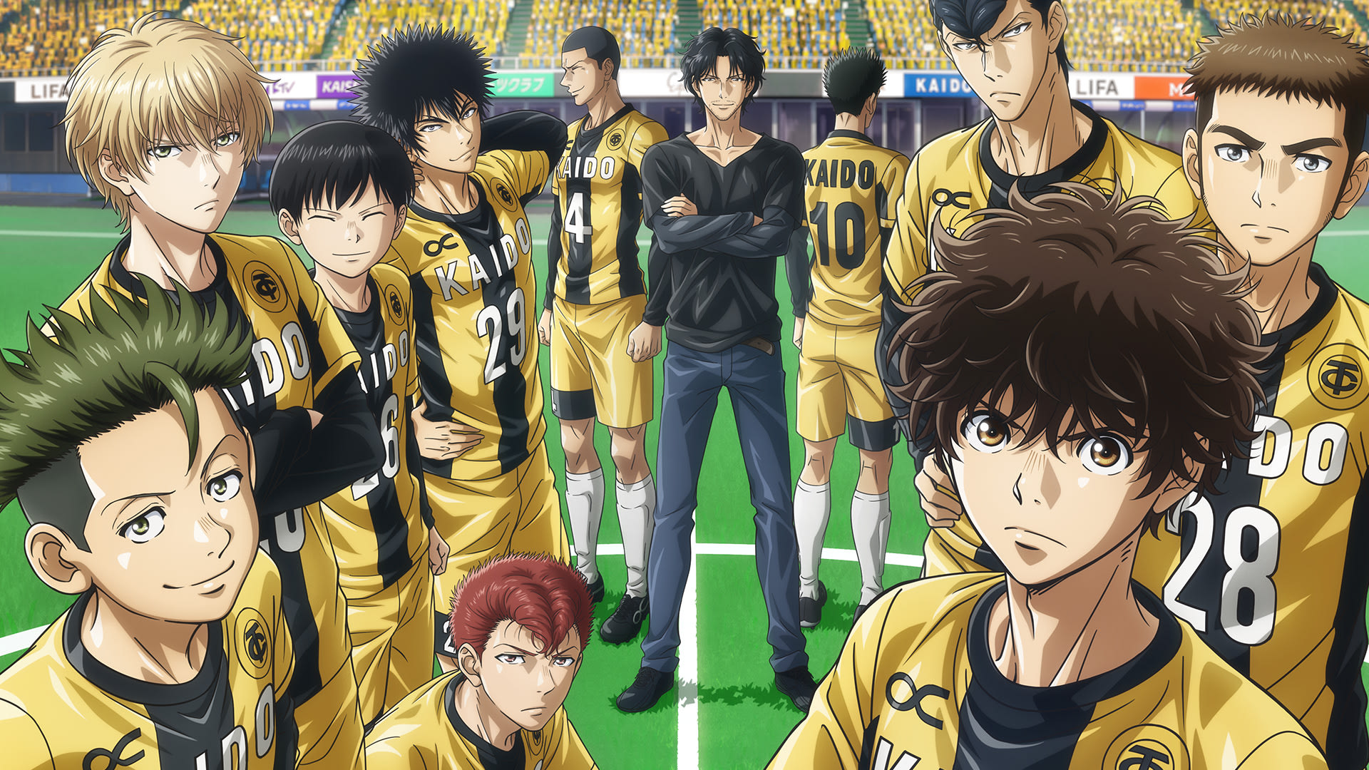 Aoashi Animation Series, now streaming on Disney+