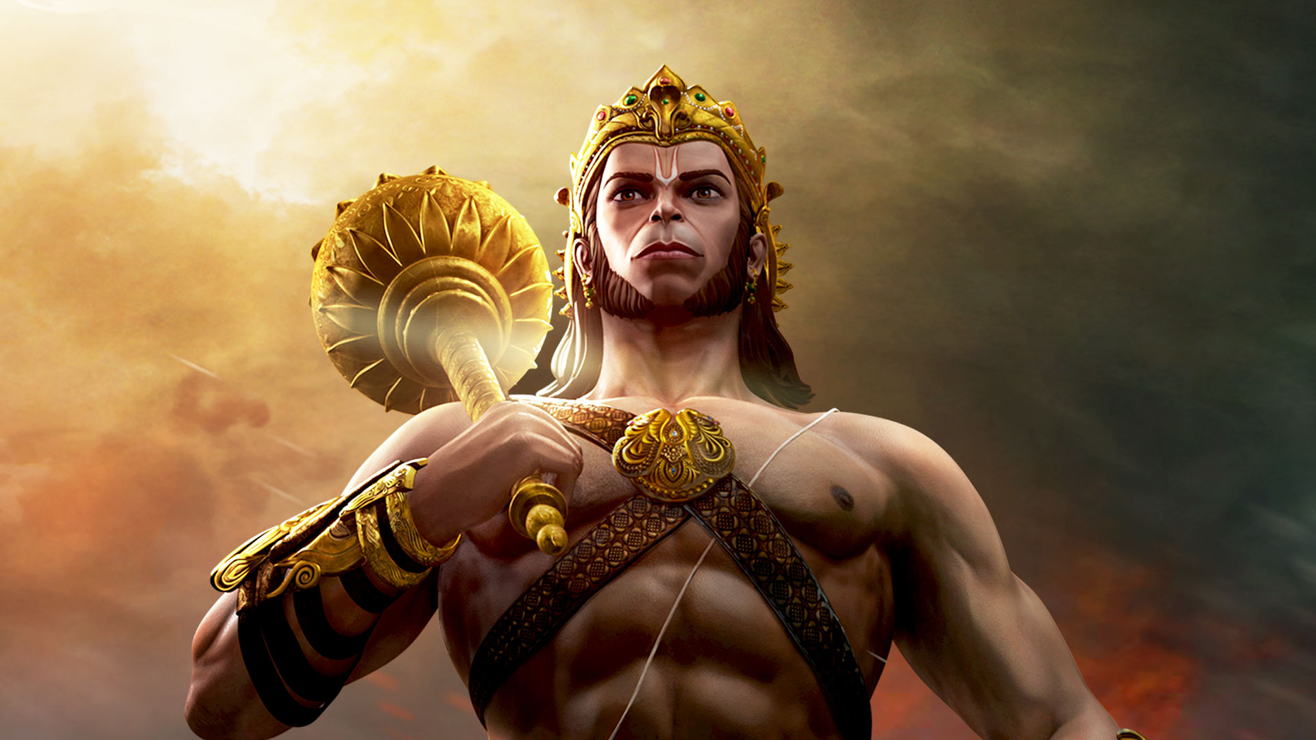 The Legend of Hanuman Adventure Mythology Animation Devotional ...