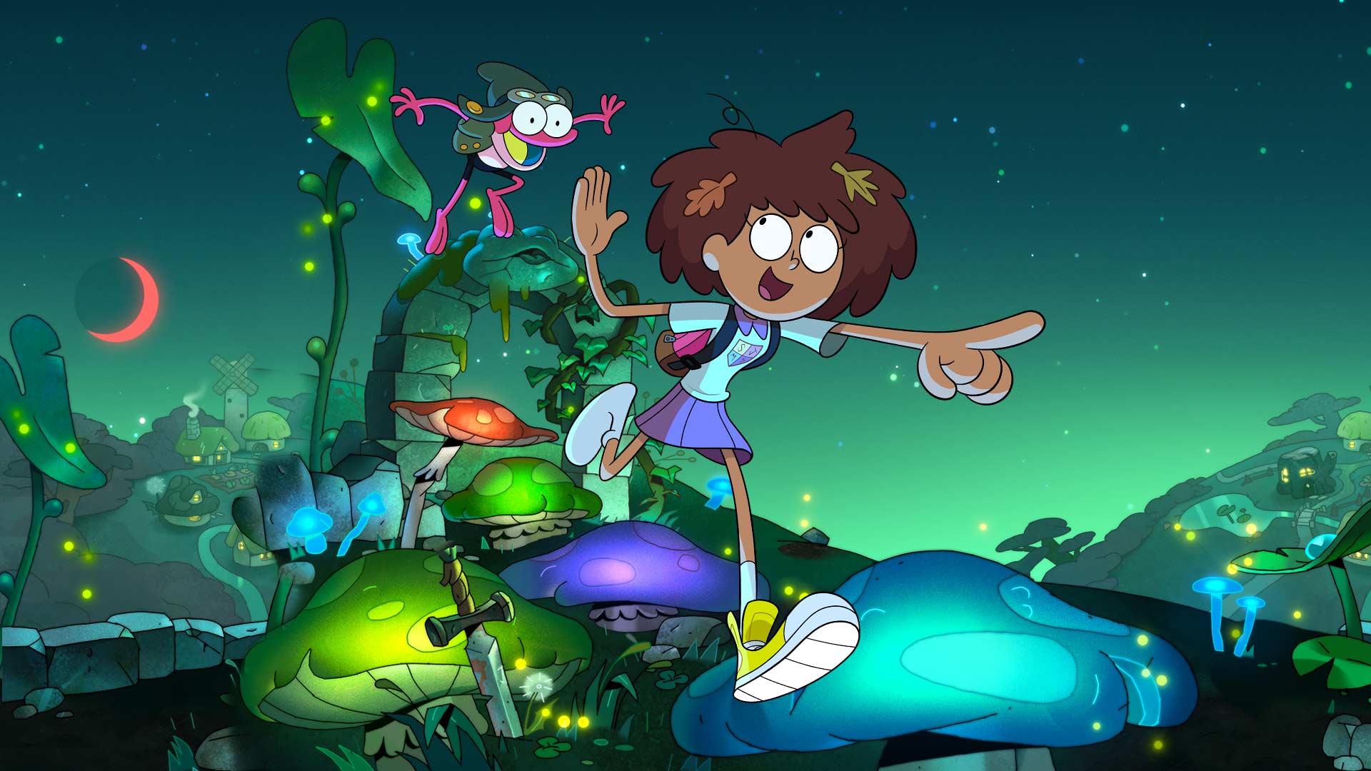 Amphibia on Disney+ South Africa | English French (Parisian) Spanish ...